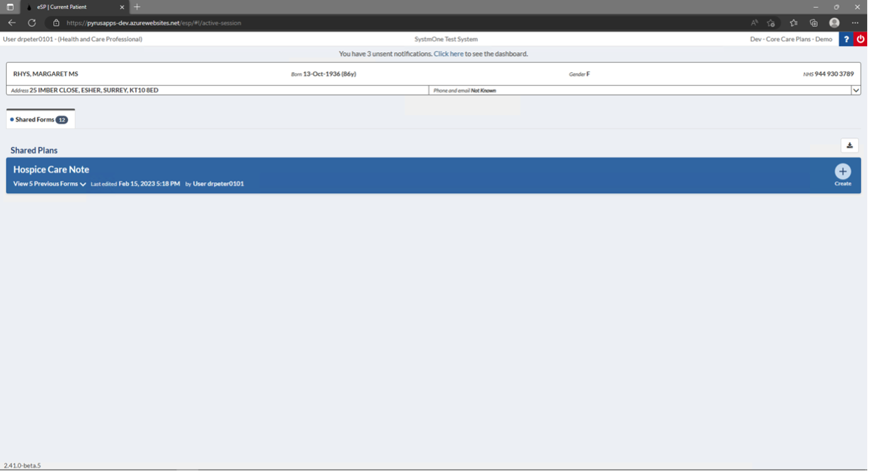 Hospice Care Note User Guide – Help Centre